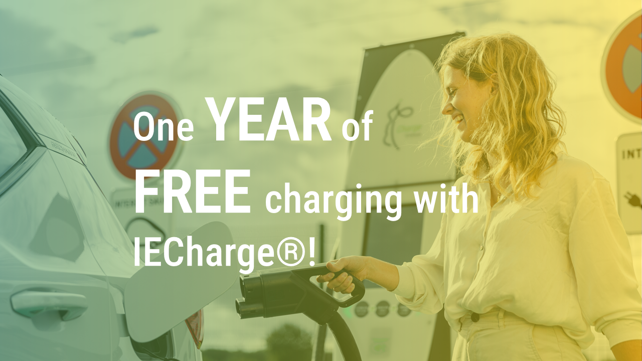 Win a year's free charging at IECharge® every month!